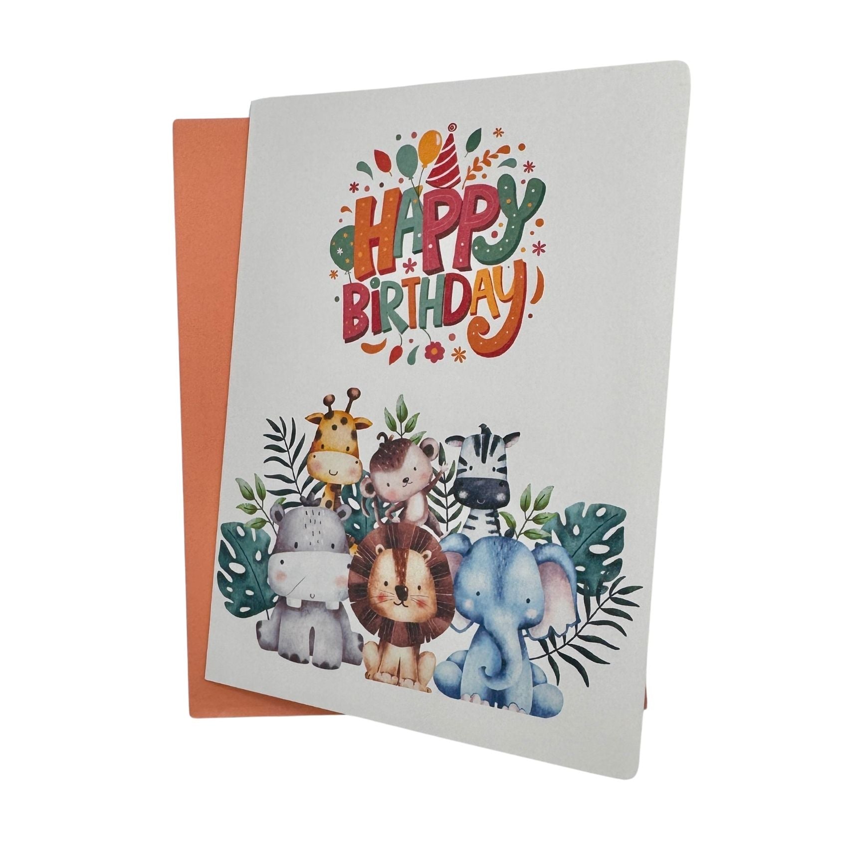 Happy Birthday Jungle Animals Card | Fun & Festive – Love To Scribble